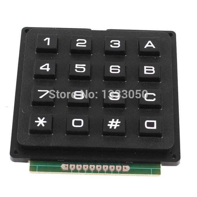 Jual Stamp Keyboard 4x4 Matrix Keypad Module Key Switch Push Button Arduino Shopee Indonesia