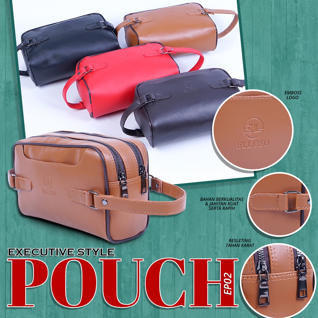 Jual EP02 - Tas Pouch Bahan Kulit PU Berkualitas POUCH BAG "Hyuna" "Best Seller" unisex styles ...