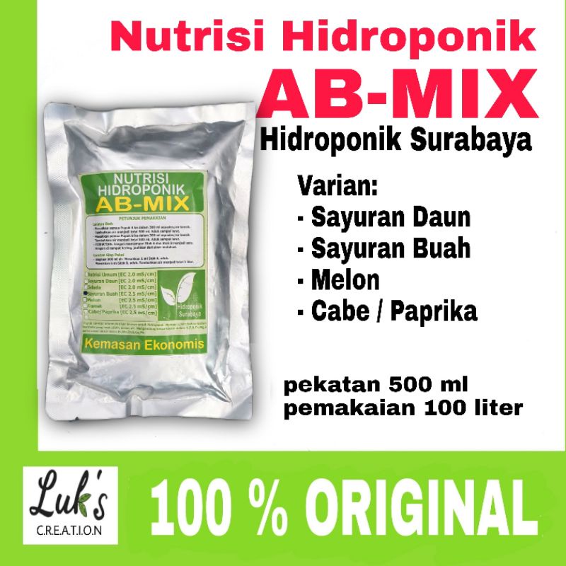 Jual Pupuk nutrisi hidroponik AB MIX 0.5L hidroponik surabaya HDS ... Jual Pupuk nutrisi hidroponik AB MIX 0.5L hidroponik surabaya HDS ...