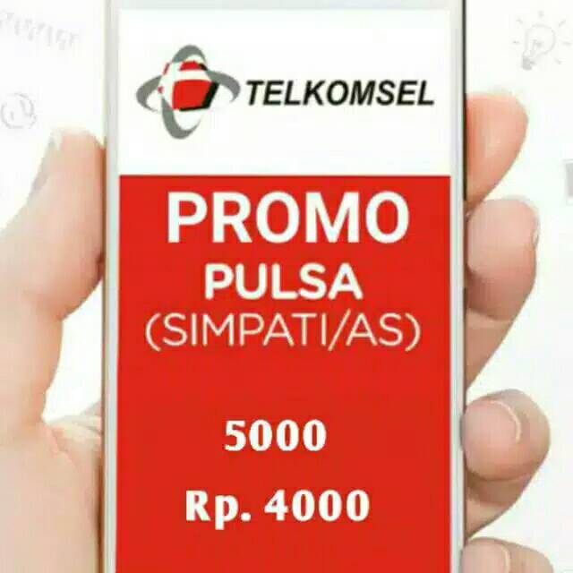 SUPER PROMO PULSA TELKOMSEL 5000 5K | Shopee Indonesia