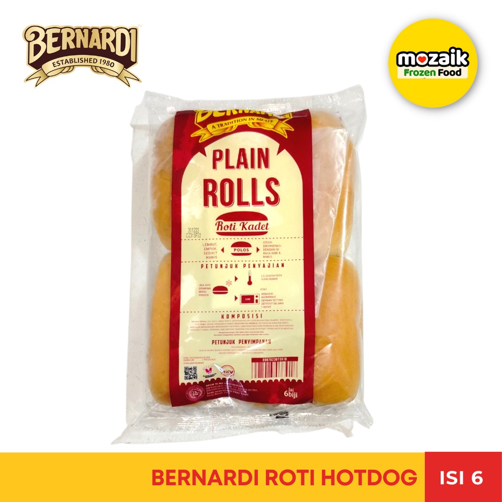 Jual Bernardi Roti Hotdog Frozen Food Palembang | Shopee Indonesia