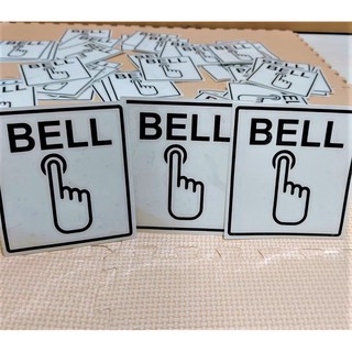 Jual STICKER Bell Rumah Vinyl Tahan Air Penunjuk Bel Stiker Langsung ...
