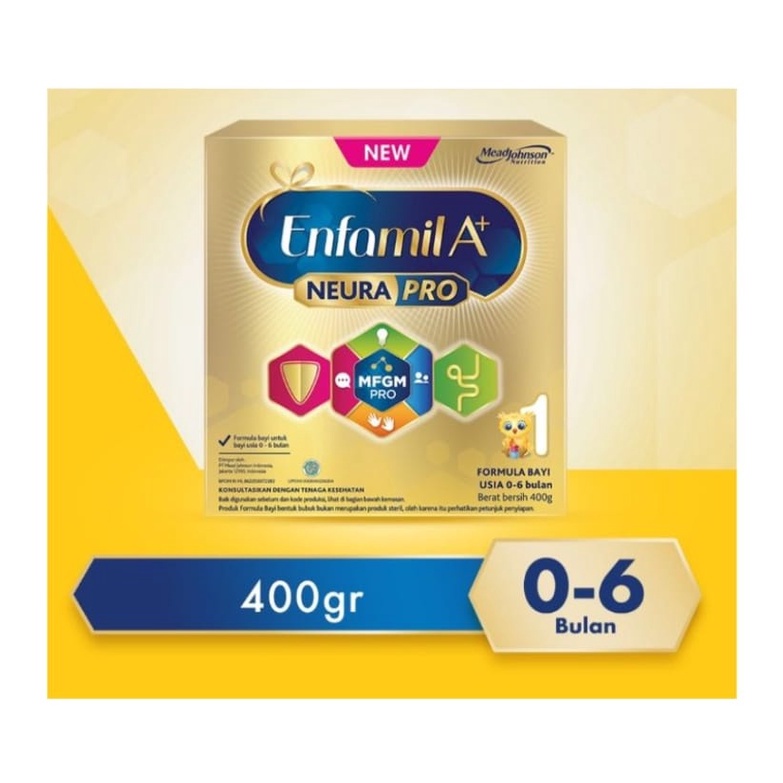 Jual Susu Formula Enfamil A+ 1 0 - 6 Bulan 400gram expired 2024 ...