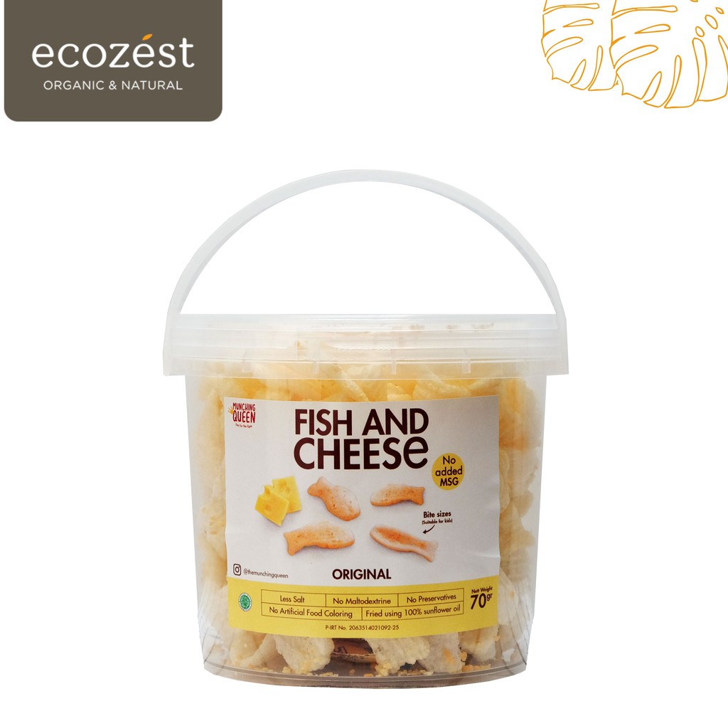 Jual Munching Queen - Fish and Cheese Original 70g (Kerupuk No MSG ...