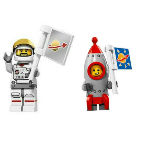 Jual Lego Minifigures Series Couple (Astronaut & Rocket Boy) | Shopee ...