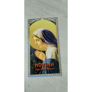 Jual Lembaran Doa Novena Tiga Salam Maria | Shopee Indonesia
