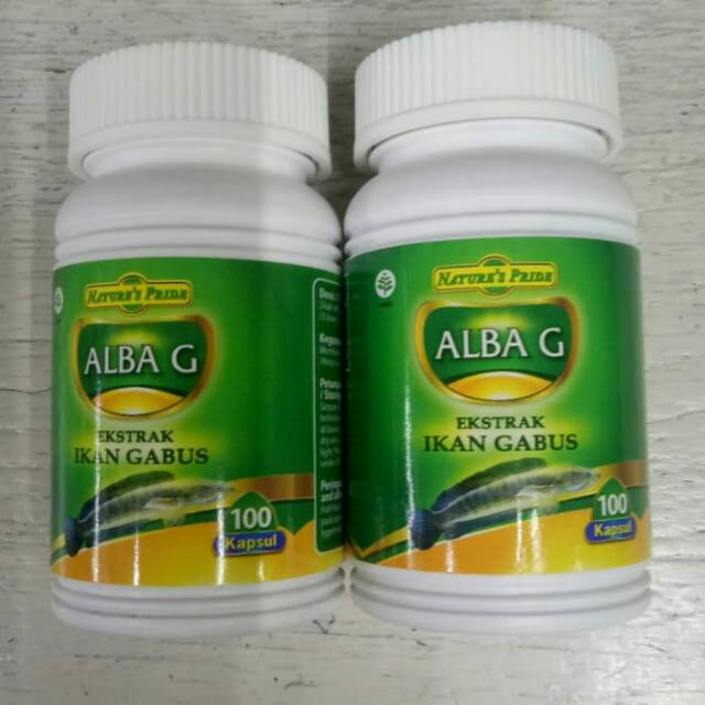 Jual ALBA G natures pride / ekstrak ikan gabus isi 100 | Shopee Indonesia
