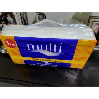 Jual Tissue Facial MULTI 1000gr /Multiuse white tissue 1 kg/ tisue ...