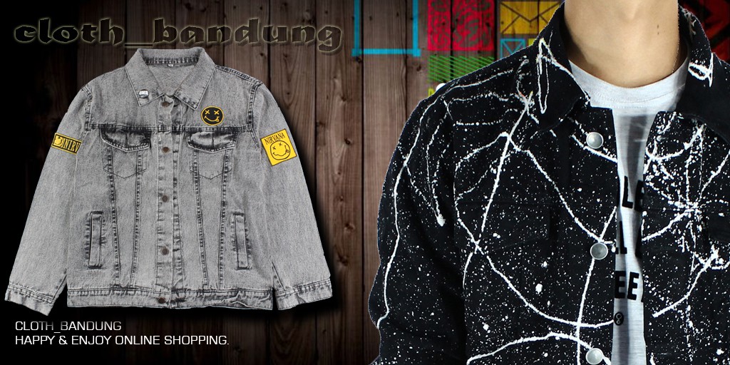 Produk jaket jeans denim | Shopee Indonesia