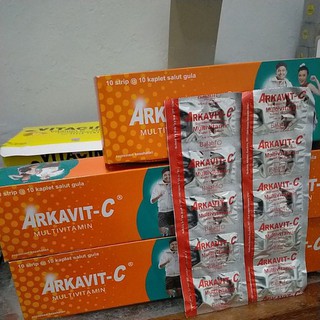 Jual ARKAVIT-C MULTIVITAMIN /ISI 10 TABLET HARGA PERSTRIP | Shopee ...