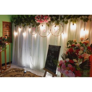 Jual Lampu gantung 6 meter 11 juntai, Lampu backdrop, Lampu dekorasi ...