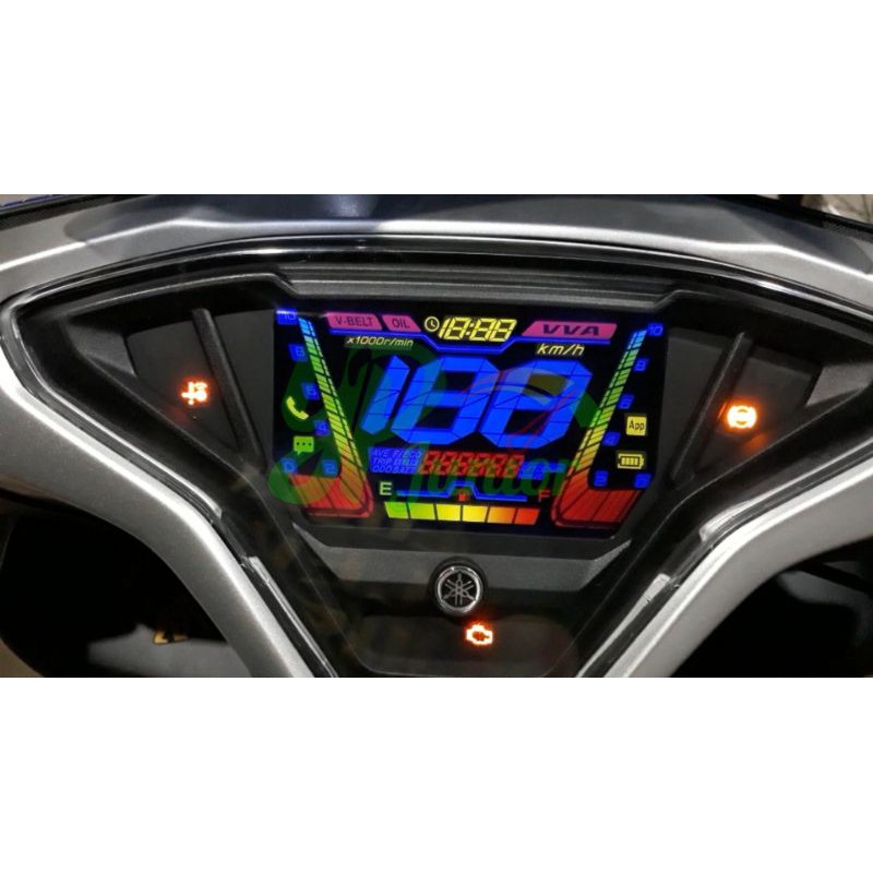Jual stiker lcd speedometer all new aerox 155 connected Indonesia ...