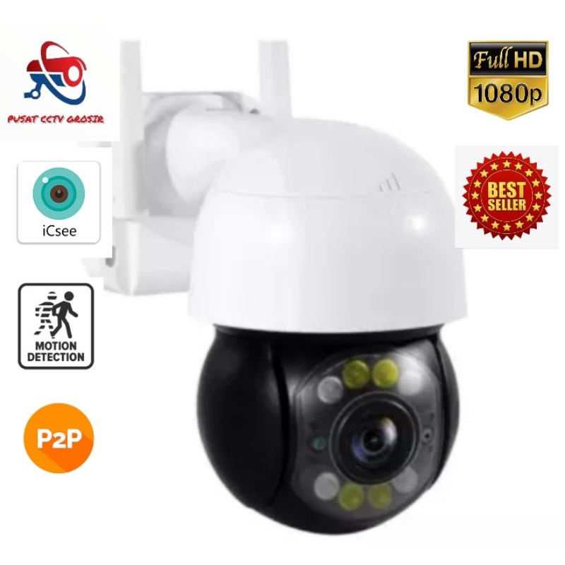 Jual IP CAM KAMERA CCTV WIRELESS PORTABEL SMART CCTV OUTDOOR PTZ SPEED ...