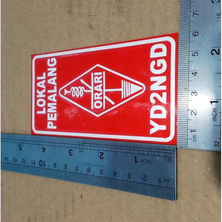 Jual LOGO CALLSIGN ORARI LOKAL...... | Shopee Indonesia