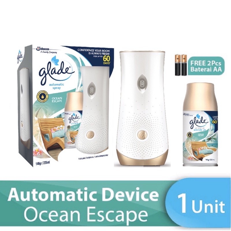 Jual {free refil dan batre 2 } Mesin GLADE Matic Spray Pengharum ...