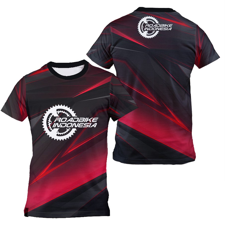 Jual KAOS JERSEY SEPEDA ROAD BIKE BAJU SPORT DRY FIT FULL PRINT ad0041 ...
