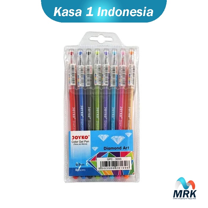 Jual 8 Pcs Pulpen Colour Warna Warni Joyko Diamond Shopee Indonesia