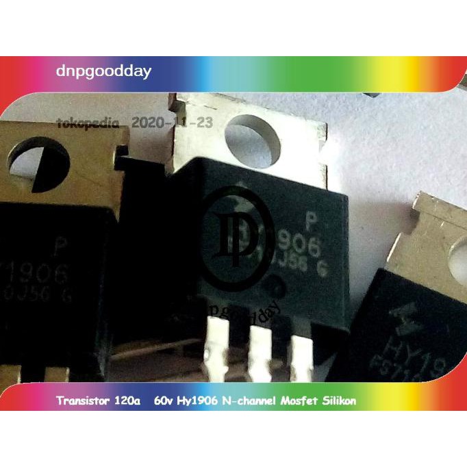 Jual Transistor 120A 60V Hy1906 N-Channel Mosfet Silikon Dnpgood11 Kualitas Baik | Shopee Indonesia