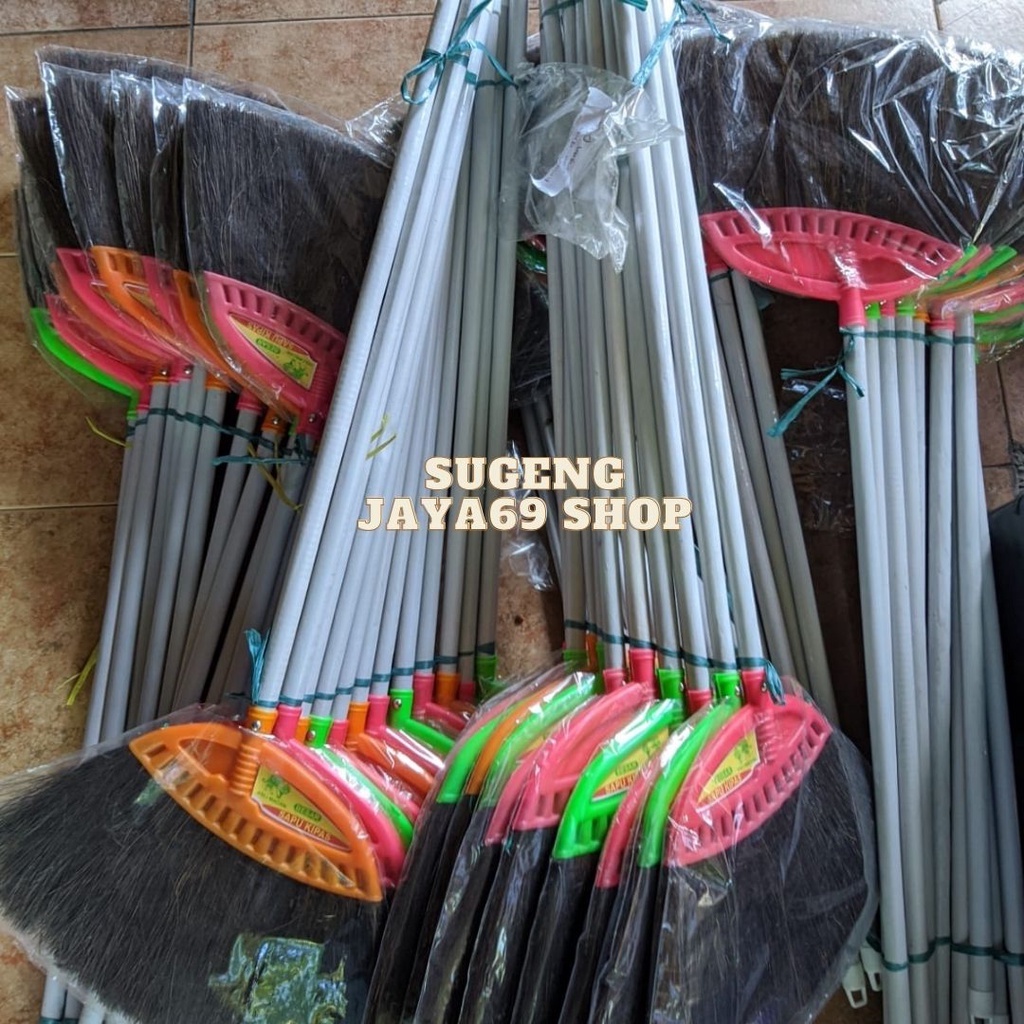 Jual Sapu Lantai Ijuk Kipas besar Merk Asli Macan | Shopee Indonesia