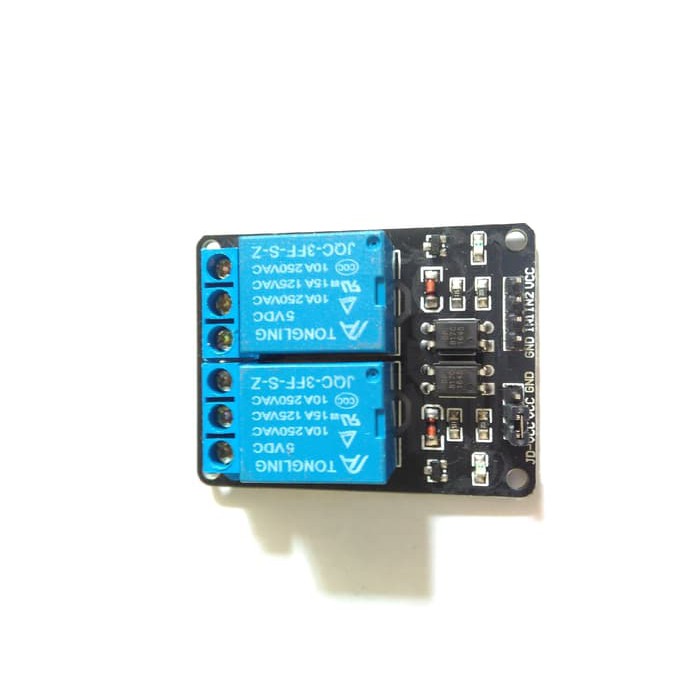 Jual Module Relay 2 Channel 5v Load 220VAC - 250VAC 10A Indonesia ...