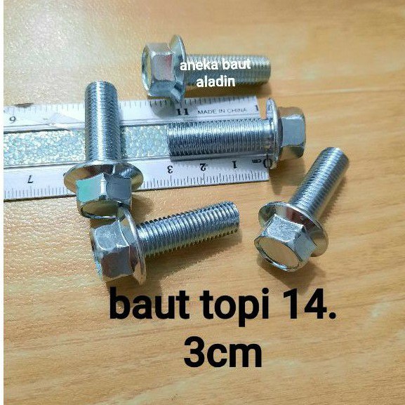 Jual baut topi 14. 3cm | Shopee Indonesia