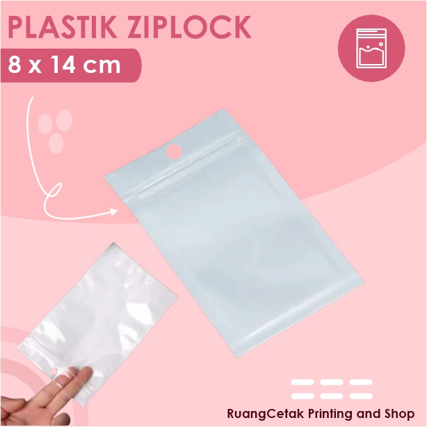 Jual Plastik Ziplock | Plastik Klip 8x14 cm | Shopee Indonesia