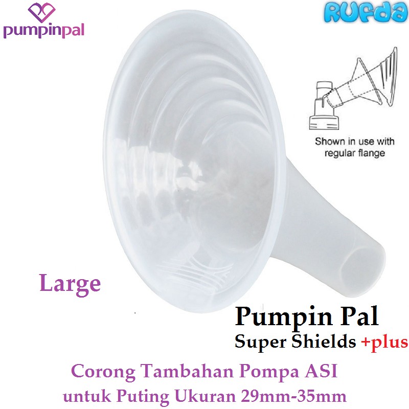 Jual LARGE Pumpinpal Super Shield Corong Tambahan Pompa ASI | Shopee ...