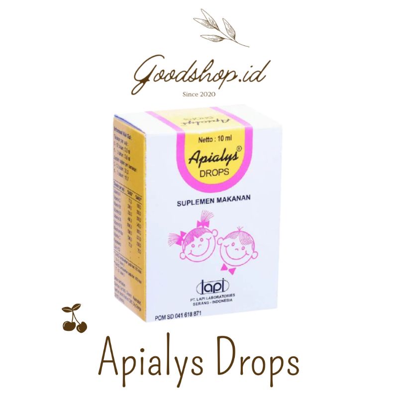 Jual APIALYS / APIALIS DROPS SUPLEMEN (10 ML) | Shopee Indonesia Jual APIALYS / APIALIS DROPS SUPLEMEN (10 ML) | Shopee Indonesia