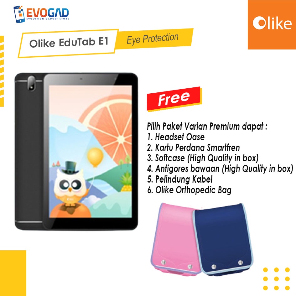 Olike Edu Tab E1 3/32GB 8 Inch EduTab Untuk Anak Garansi Resmi | Shopee ...