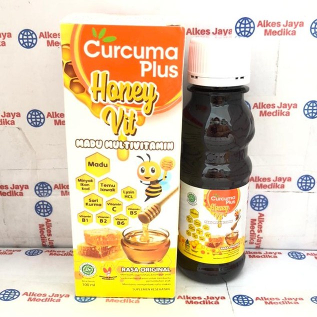 Jual Curcuma Plus Honey Vit 100ml Rasa Original - Madu Multivitamin ...