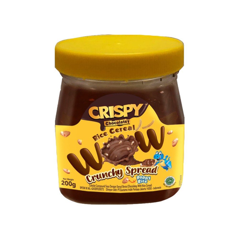 Jual Selai Coklat CRISPY Chocolatey Crunchy Spread 200g Indonesia ...