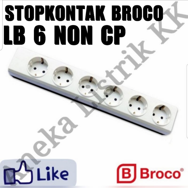 Jual BROCO STOPKONTAK LUBANG 6 NON CP 15360 STOP KONTAK LOBANG 6 NONCP TERMINAL LB6 LB 6 LUBANG6 ...