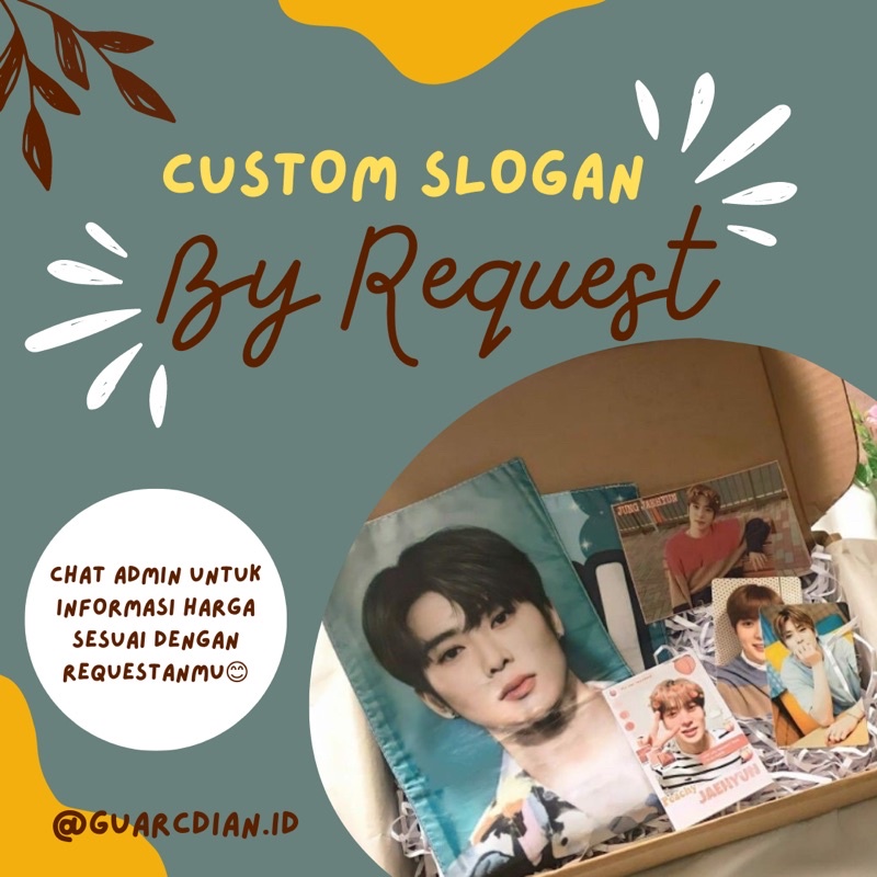 Jual CUSTOM SLOGAN BY REQUEST | Shopee Indonesia