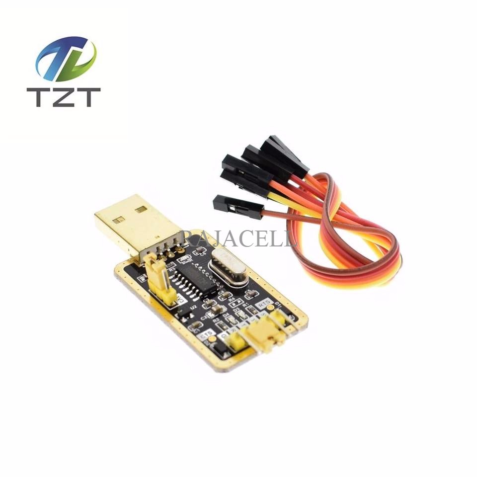 CH340G USB to Serial TTL UART Converter Adapter CH340 DTR CTS + kabel | Shopee Indonesia