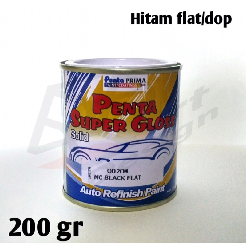 Jual Cat hitam flat penta (hitam dop) | Shopee Indonesia