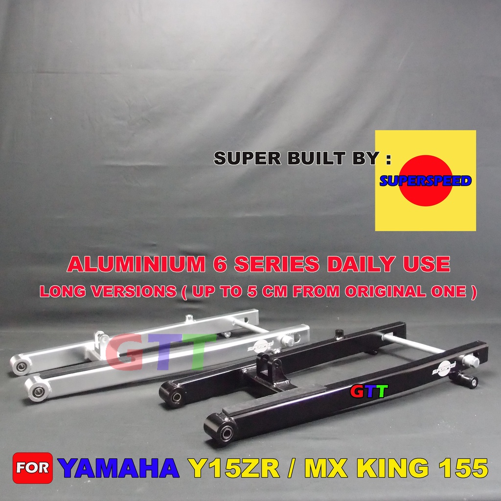 Jual SWING ARM SuperSpeed LONG VERSION YAMAHA Y15ZR / MX KING 155 ( + 5CM OEM ) | Shopee Indonesia