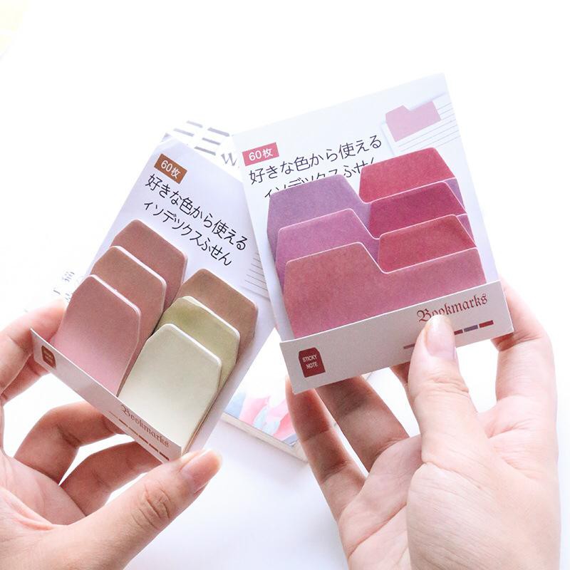 Pastel Colour STICKY NOTE BOOKMARKS / Pembatas / Penanda BUKU | Shopee ...
