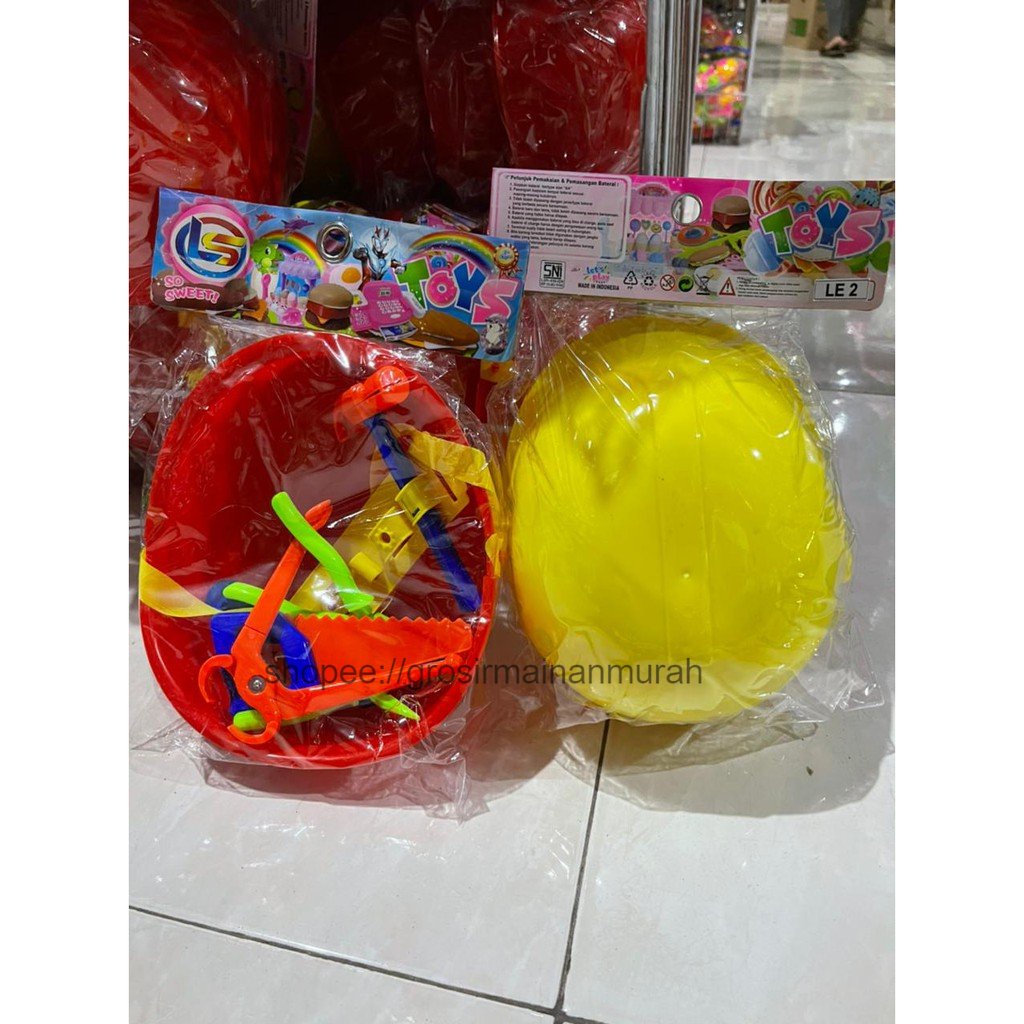 Jual Mainan Alat Tukang Set Dengan Helm Proyek LE 2 - Tool Set | Shopee ...
