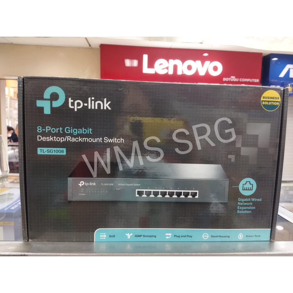Jual TPLINK TL-SG1008 RACKMOUNT SWITCH HUB GIGABIT 8 PORT | Shopee ...