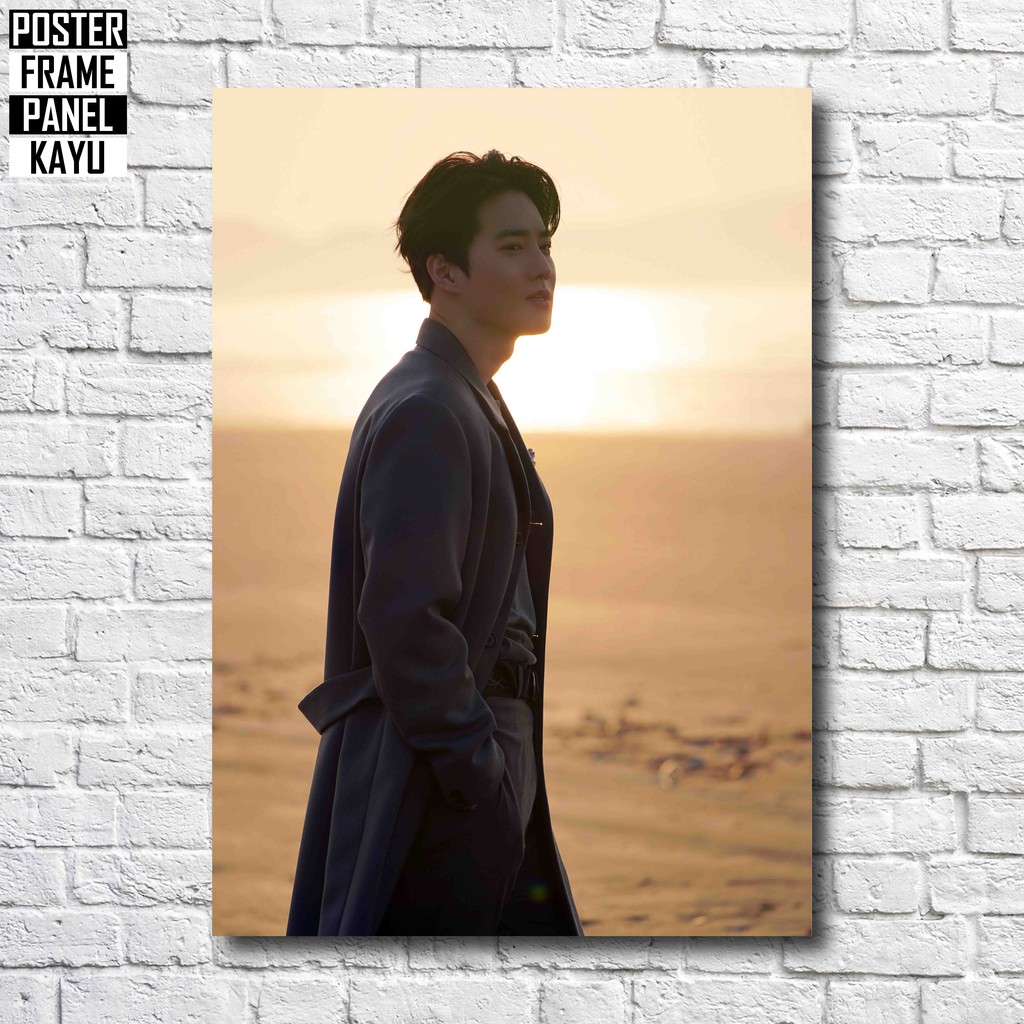 Jual Poster EXO Suho Self Portait Frame Kayu Solid A4 SHO011 | Shopee ...