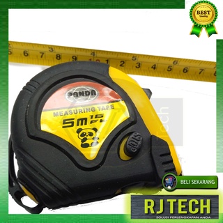 Jual METERAN 5M PANDA TRIPLE STOP | Shopee Indonesia