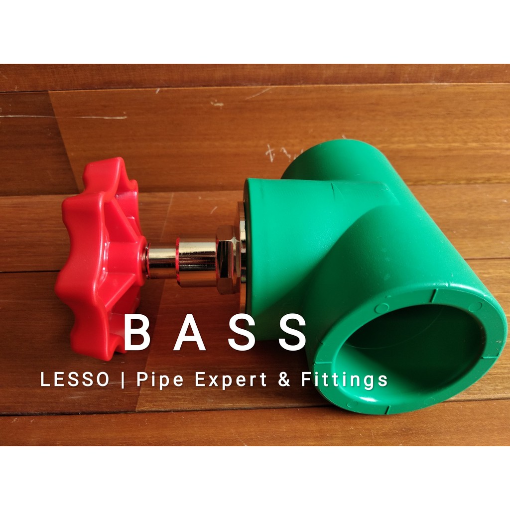Jual Stop Valve PPR LESSO 32mm 1" inch Gate Valve PPR Stop Kran PPR ...