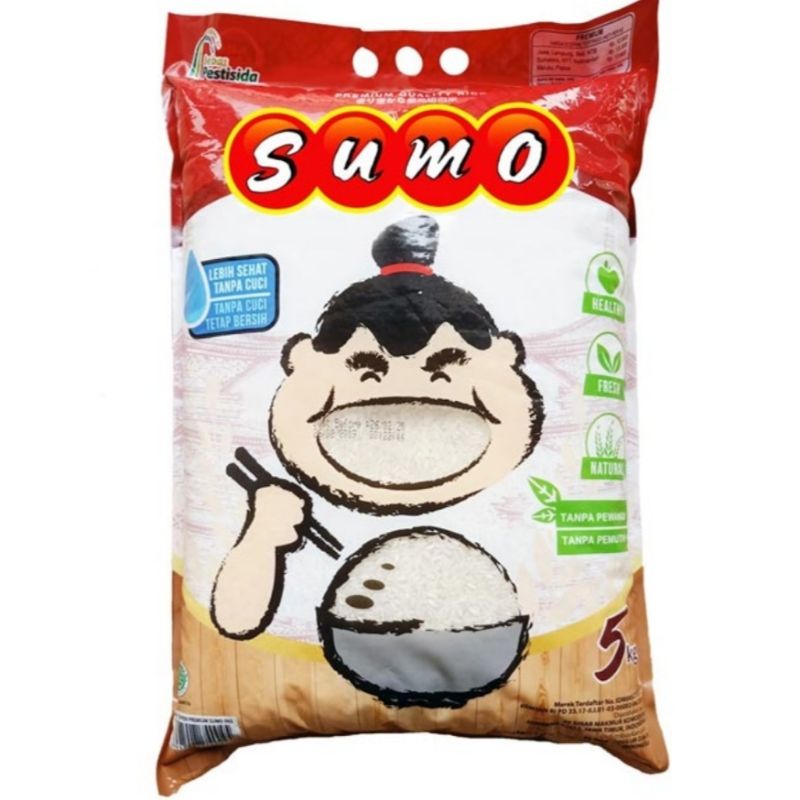 Jual Beras Sumo Kemasan Merah 5 Kg Sania 5 Kg | Shopee Indonesia