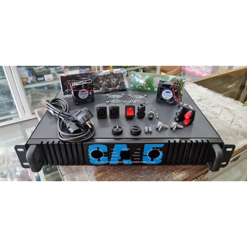 Jual Box power amplifier tipe CA5 komplit aksesoris ukuran 1,5U bok power ca5 lengkap aksesoris ...