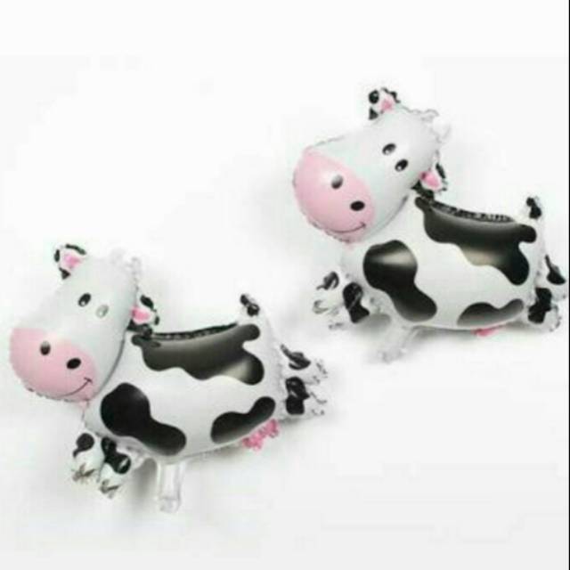 Jual Balon foil mini animal cow / balon sapi mini | Shopee Indonesia