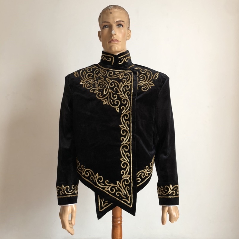 Jual beskap blduru pengantin | beskap bludru sikep | bludru serong ...