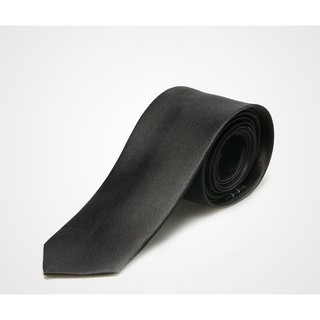 Jual Dasi Polos Hitam Slim IMPORT Bahan Satin / Dasi Kerja / Dasi Hitam ...