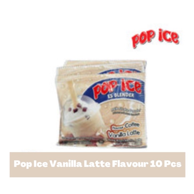 Jual POP ICE VANILLA LATTE FLAVOUR 10 SACHET | Shopee Indonesia