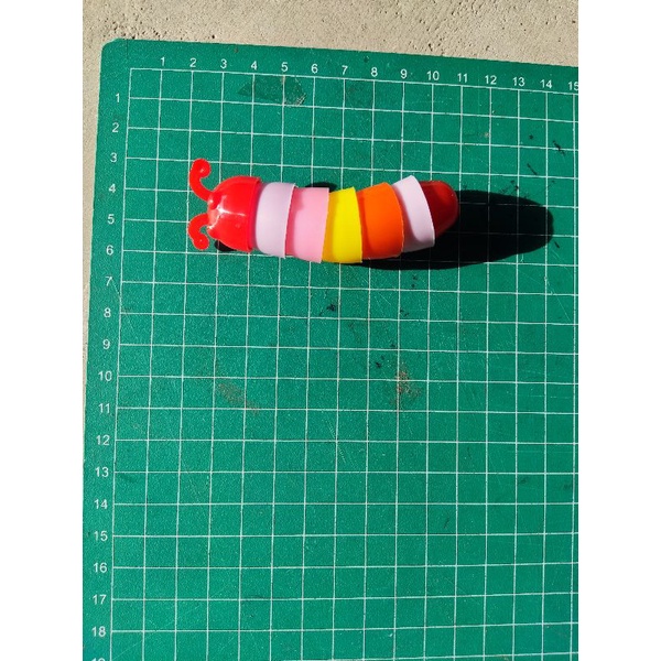 Jual mainan ulat bongkar pasang / mainan cacing 1 kantong( 7part ...