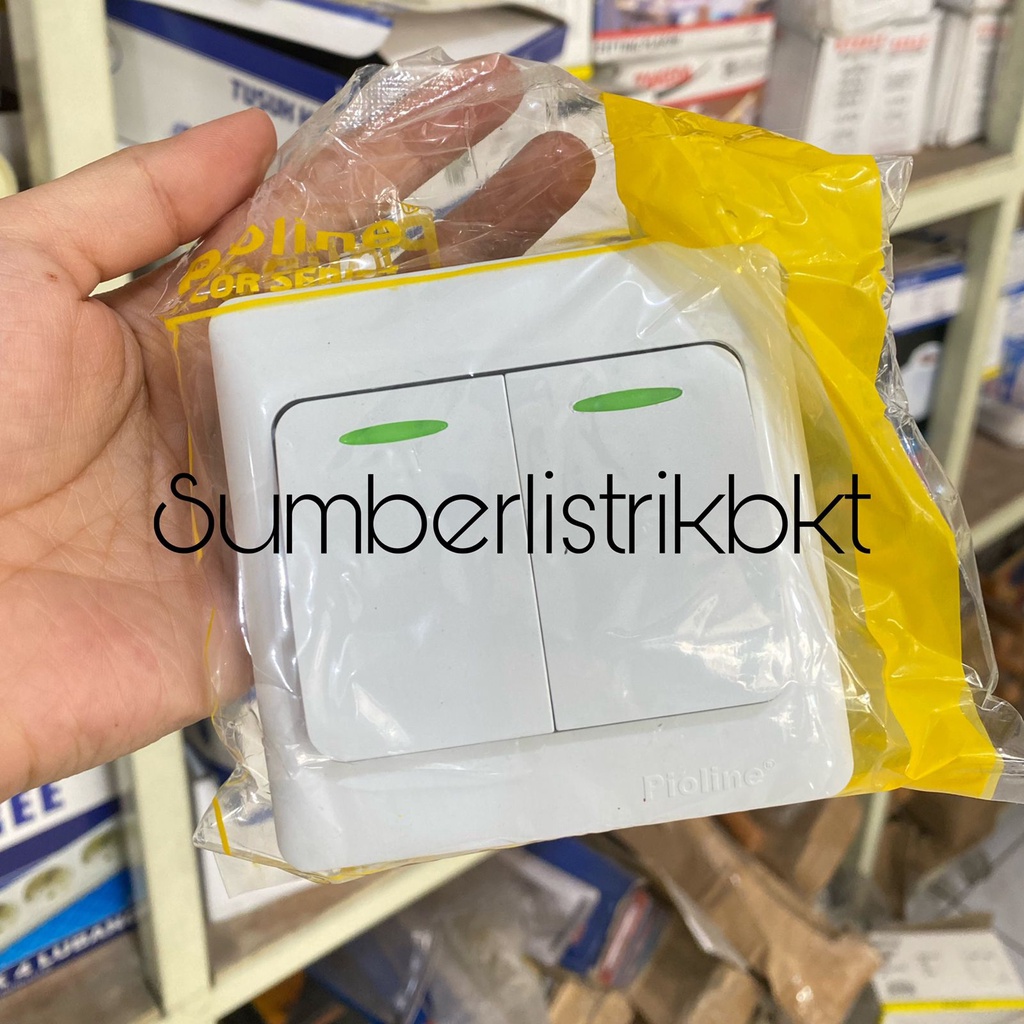 Jual SAKLAR 2 PETIK/ SAKLAR SERI BAUT PIOLINE | Shopee Indonesia